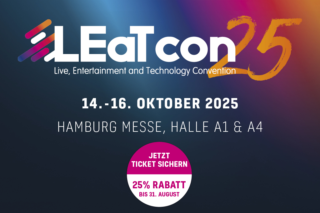 LEaT con 25 startet mit Ticketing - Prosound